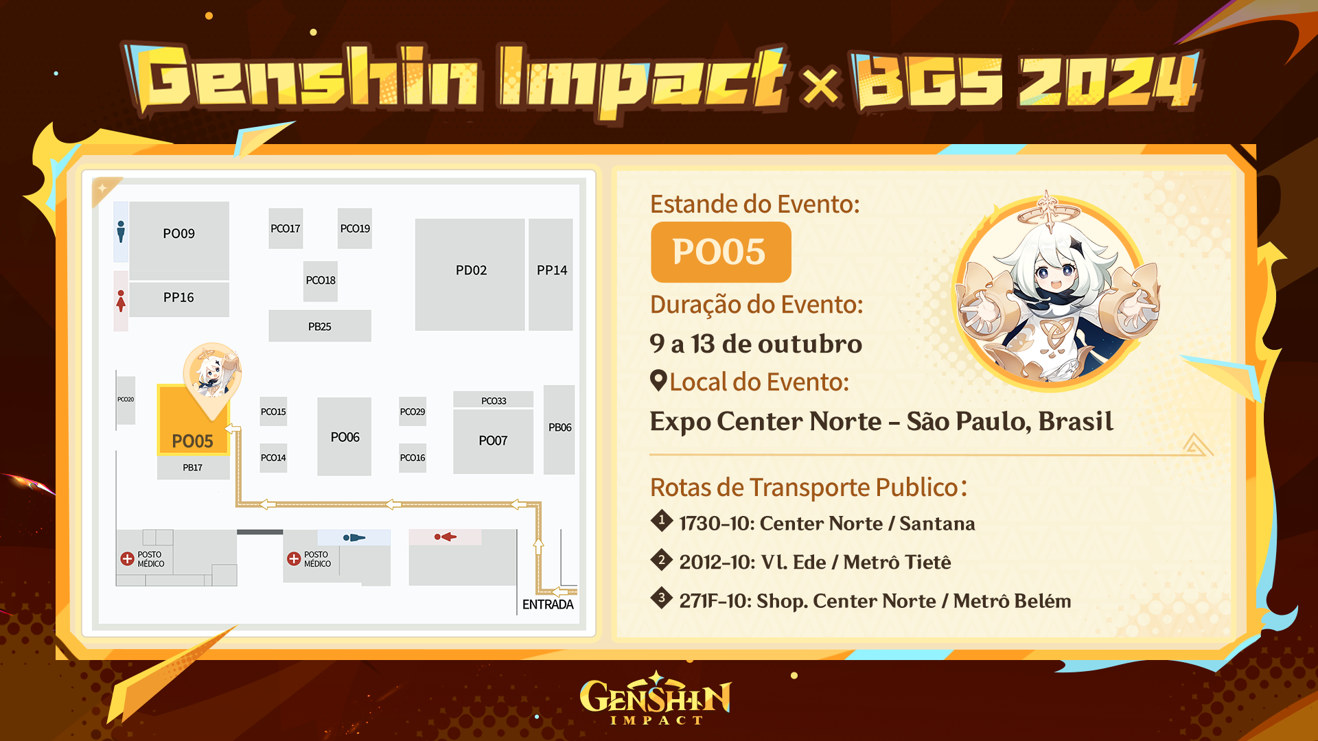 Genshin Impact confirmou a participação na BGS! | Genshin Impact
