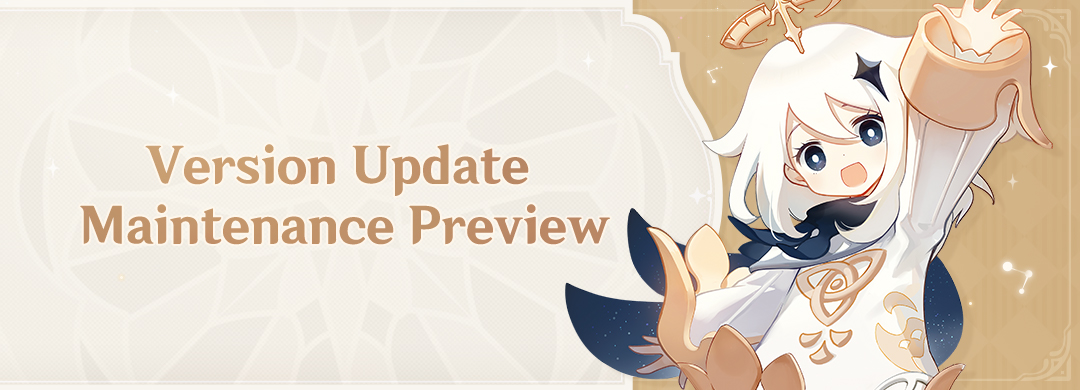 Version 5.1 Update Maintenance Preview | Genshin Impact