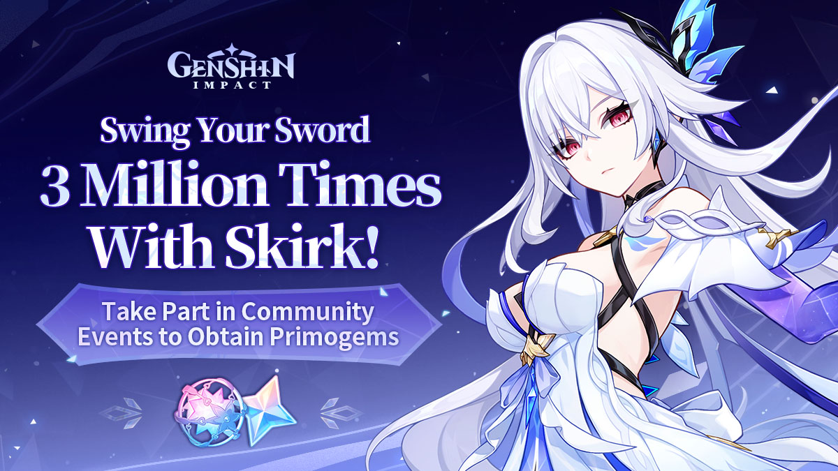 Event Now Available: Swing Your Sword 3 Million Times With Skirk! ⚔️ # ...