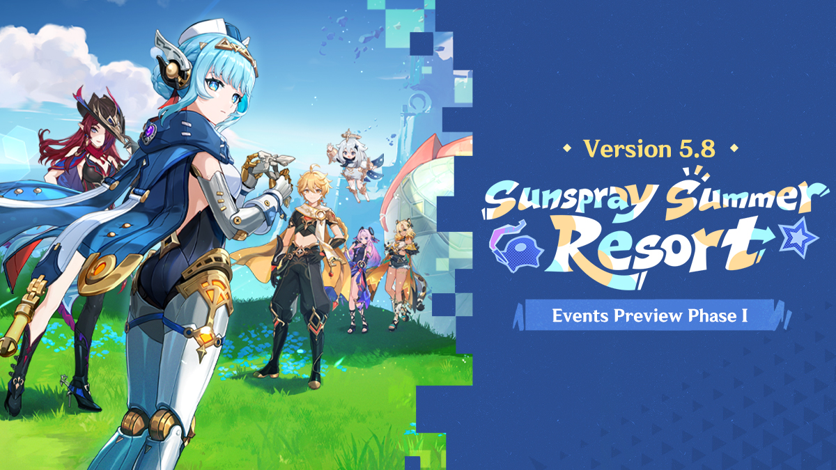 "Sunspray Summer Resort" Version 5.8 Events Preview - Phase I | Genshin ...