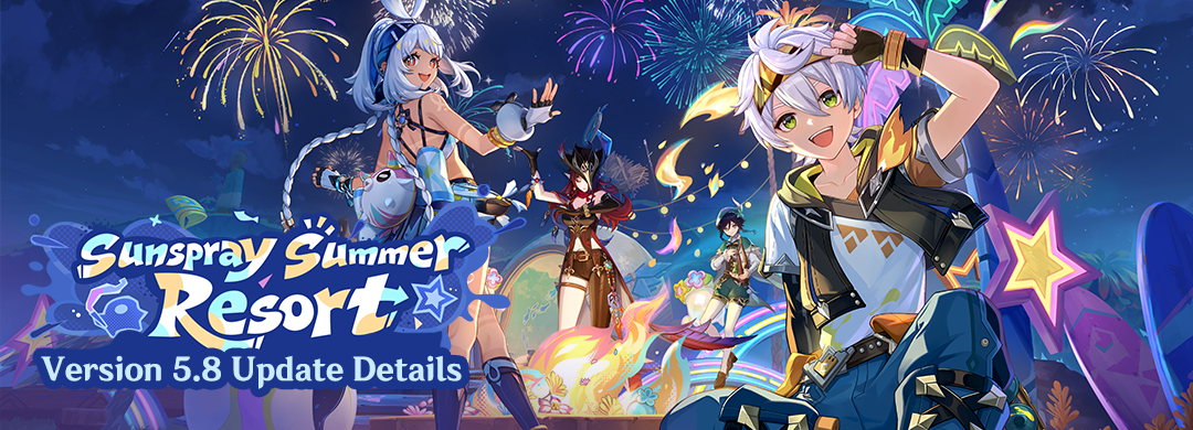 Sunspray Summer Resort Version 5.8 Update Details | Genshin Impact