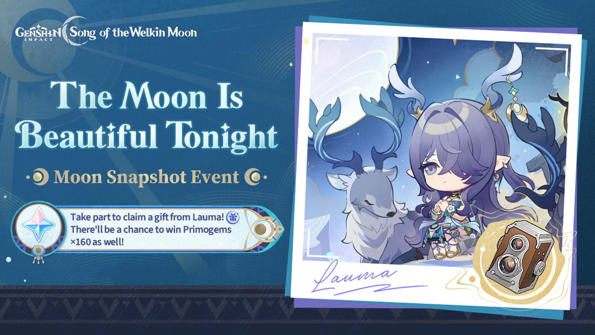 The Moon Is Beautiful Tonight: Moon Snapshot Event | Genshin Impact ...