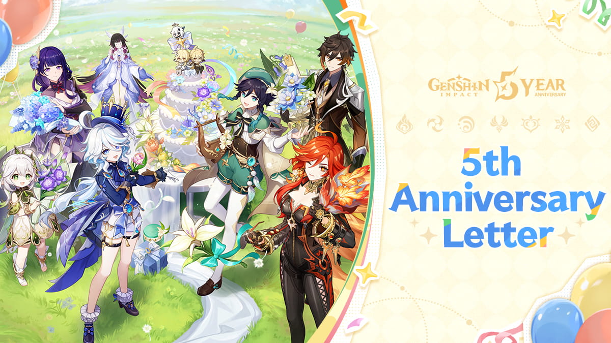 Teyvat Adventures Commemorative Video: 5th Anniversary Letter | Genshin ...