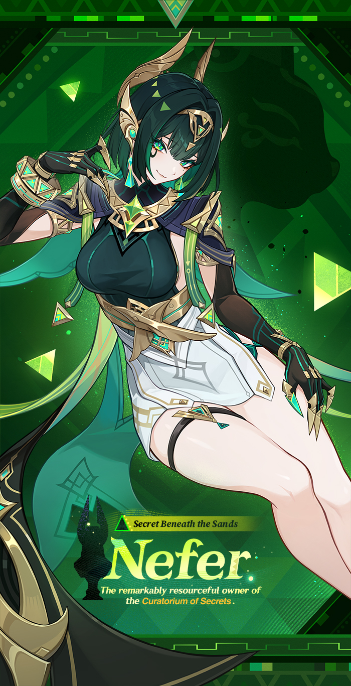 Character Introduction — "Secret Beneath the Sands" Nefer | Genshin ...