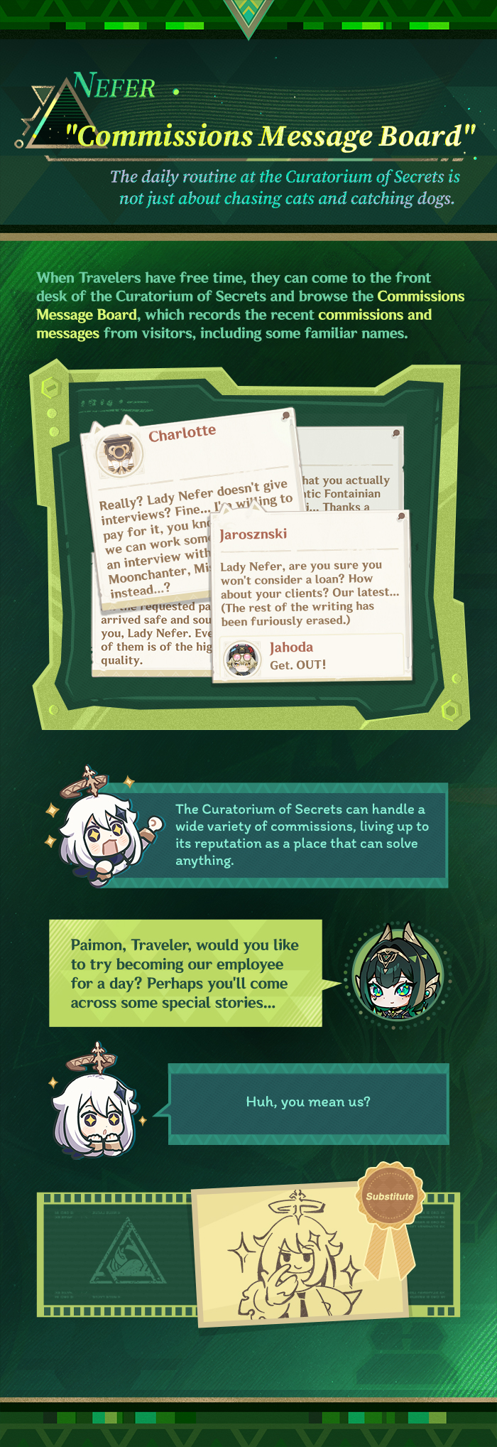 Character Introduction — "Secret Beneath the Sands" Nefer | Genshin ...