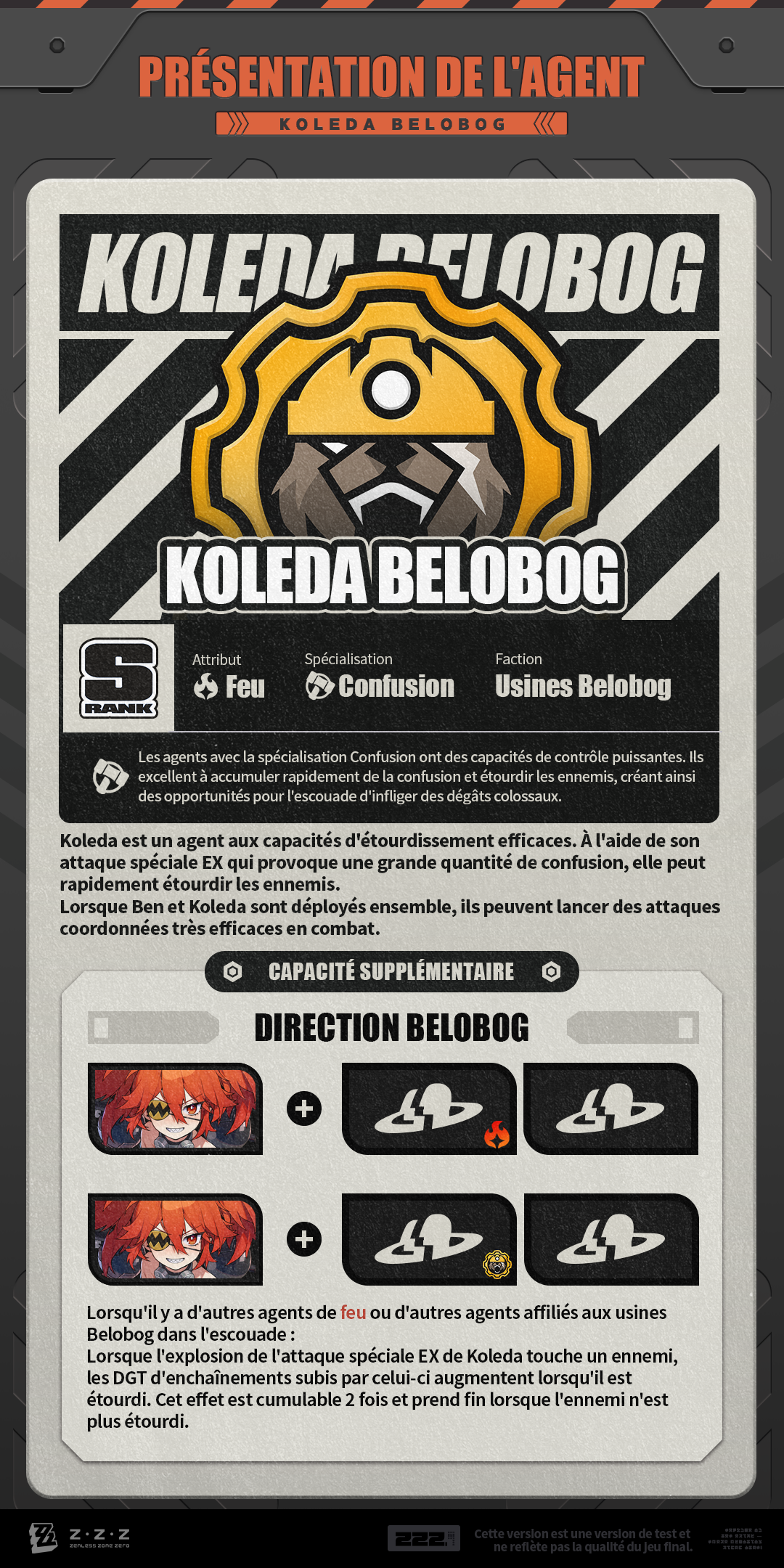 Détails des mécaniques d'agent : Koleda | Site officiel de Zenless Zone ...