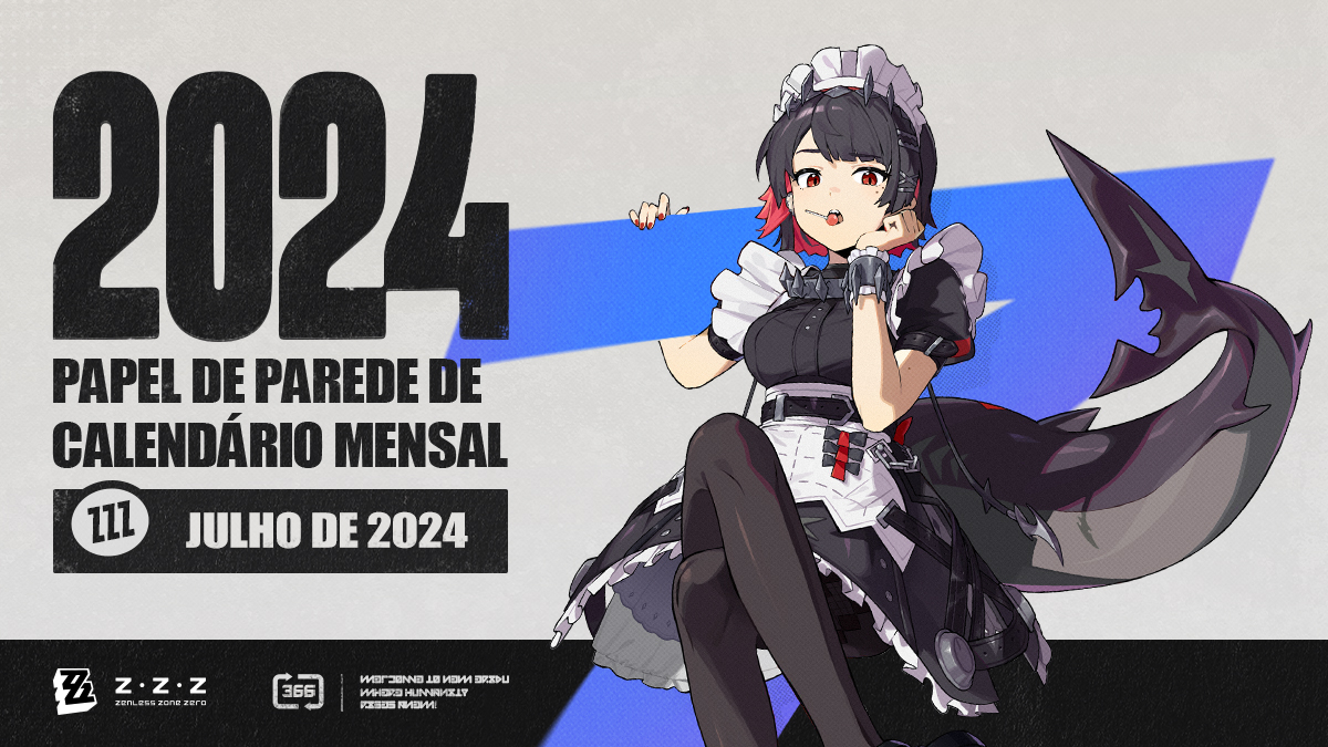 [ZZZ] Papel de Parede: Calendário de Julho de 2024 | Site Oficial de ...