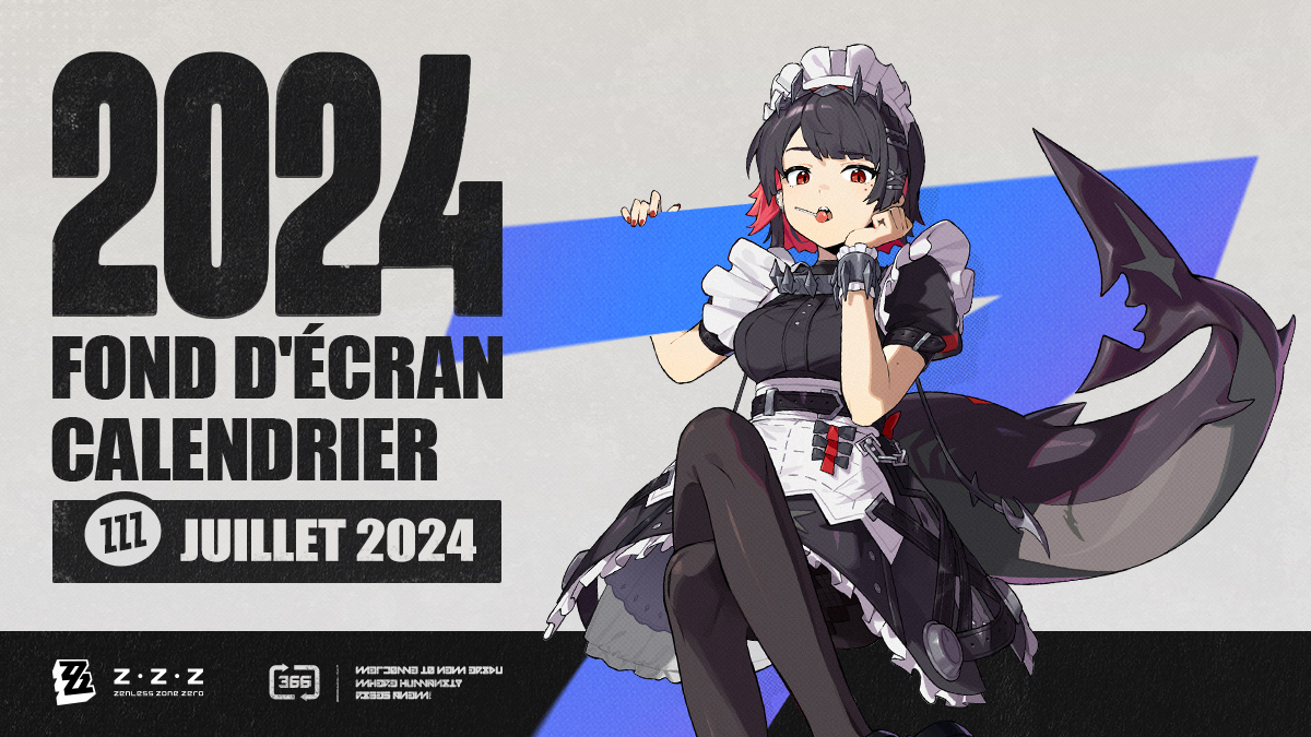 Zenless Zone Zero - Fond d'écran calendrier pour juillet 2024 | Site officiel de Zenless Zone Zero