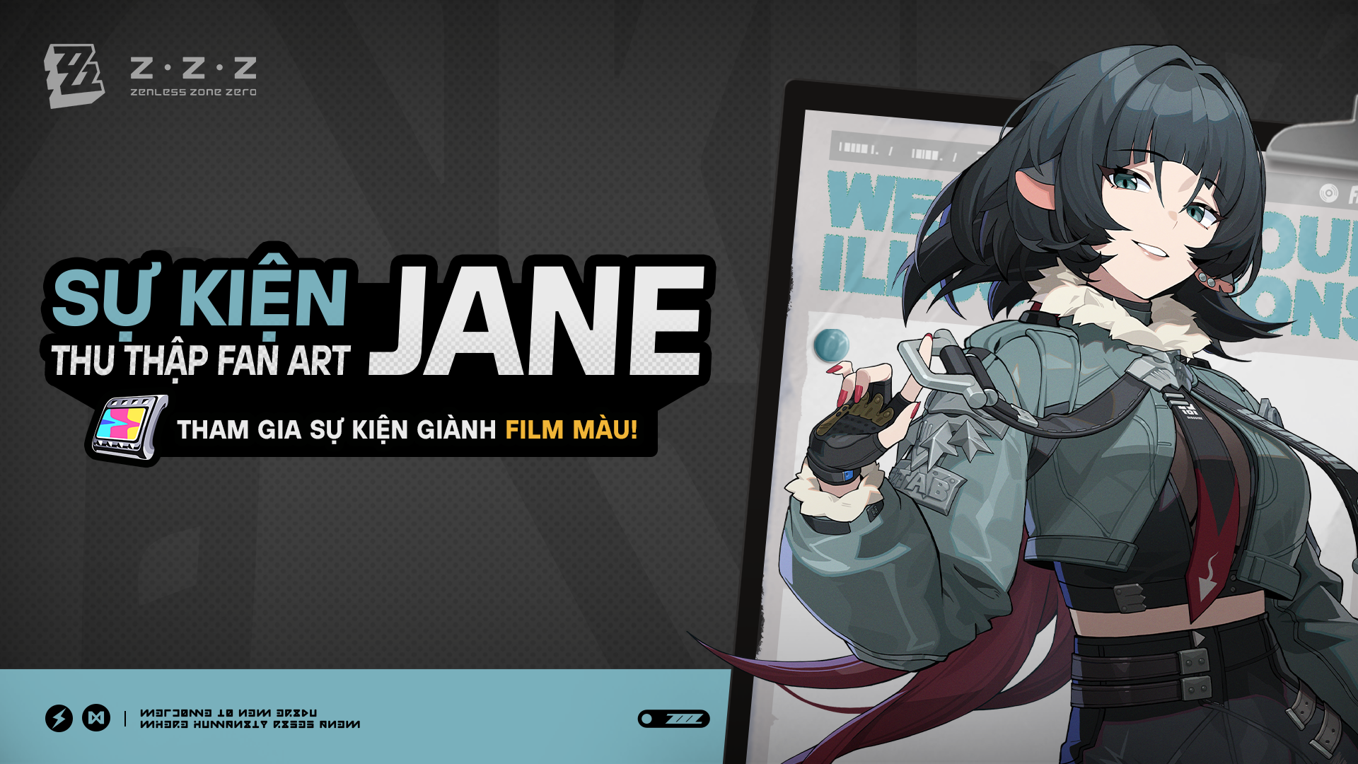 Sự Kiện Thu Thập Fan Art Jane |Trang Chủ Chính Thức Của Zenless Zone Zero