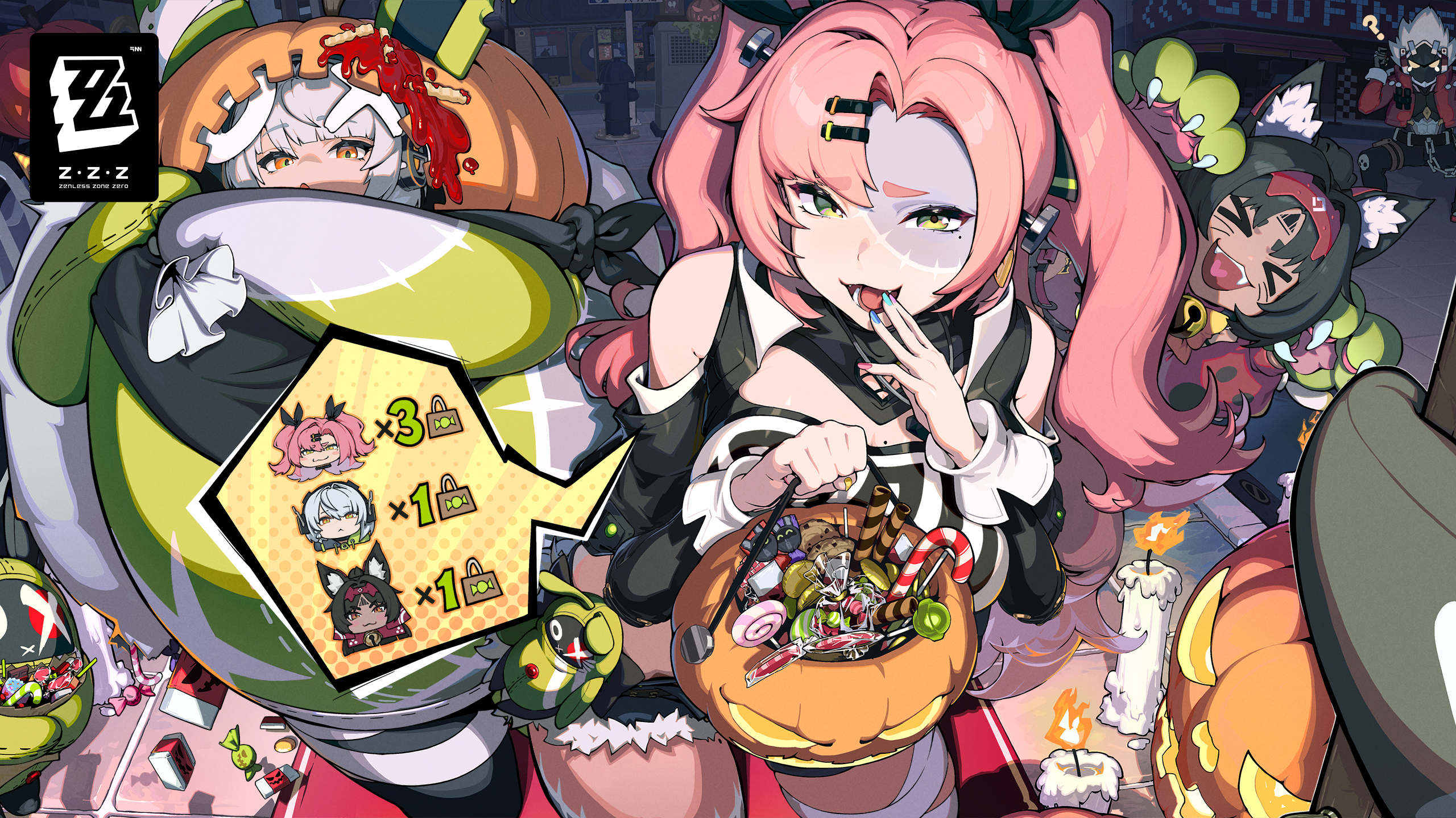 [Happy Halloween] ทริกออร์ทรีต |[Zenless Zone Zero] เว็บไซต์ทางการ