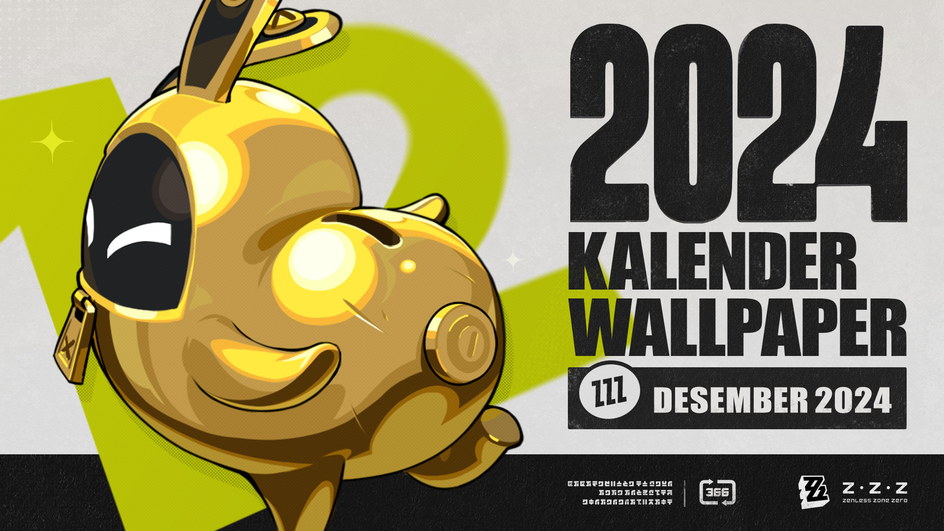 Kalender Wallpaper ZZZ Desember 2024 | Situs Resmi Zenless Zone Zero