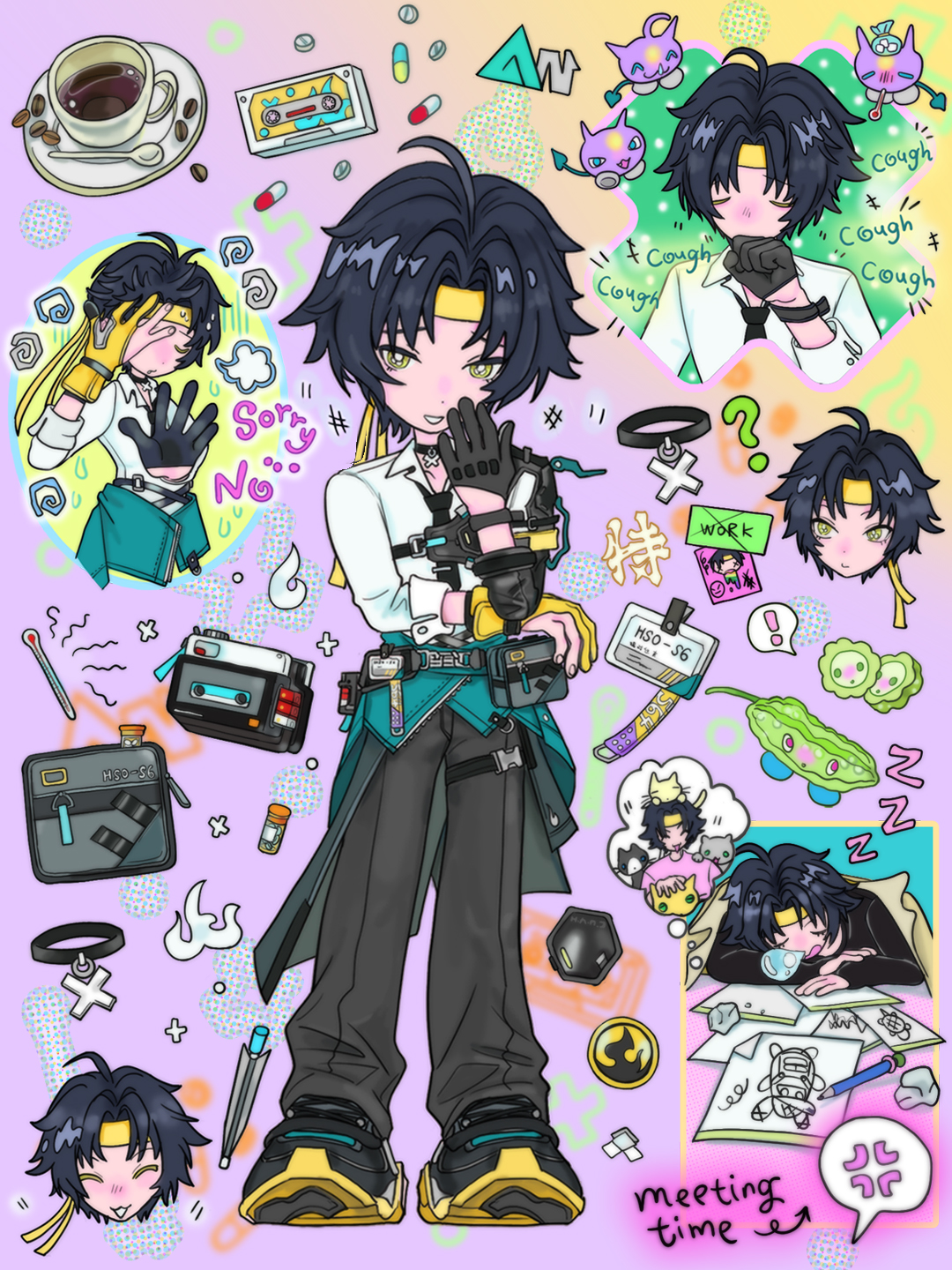 Plastic-Wrapped Journal | Built for Bitterness | Zenless Zone Zero ...