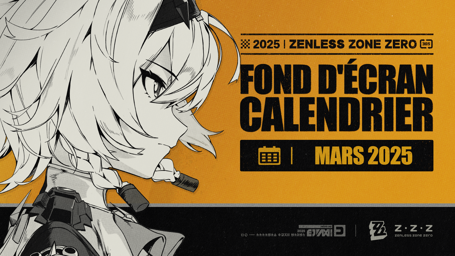 Zenless Zone Zero - Fond d'écran calendrier pour mars 2025 | Site officiel de Zenless Zone Zero