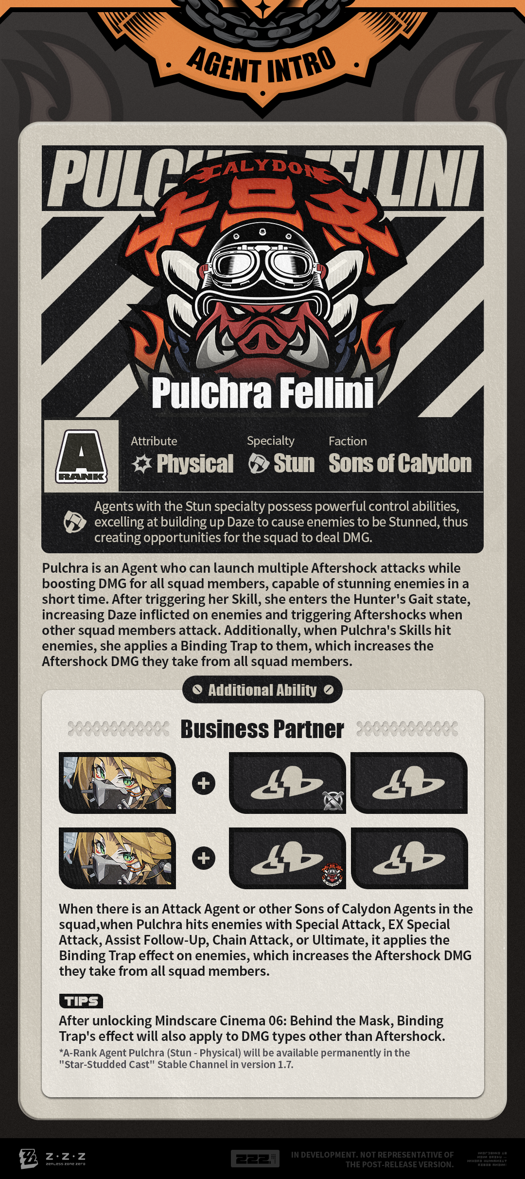 Agent Mechanics Intro: Pulchra | Zenless Zone Zero Official Site