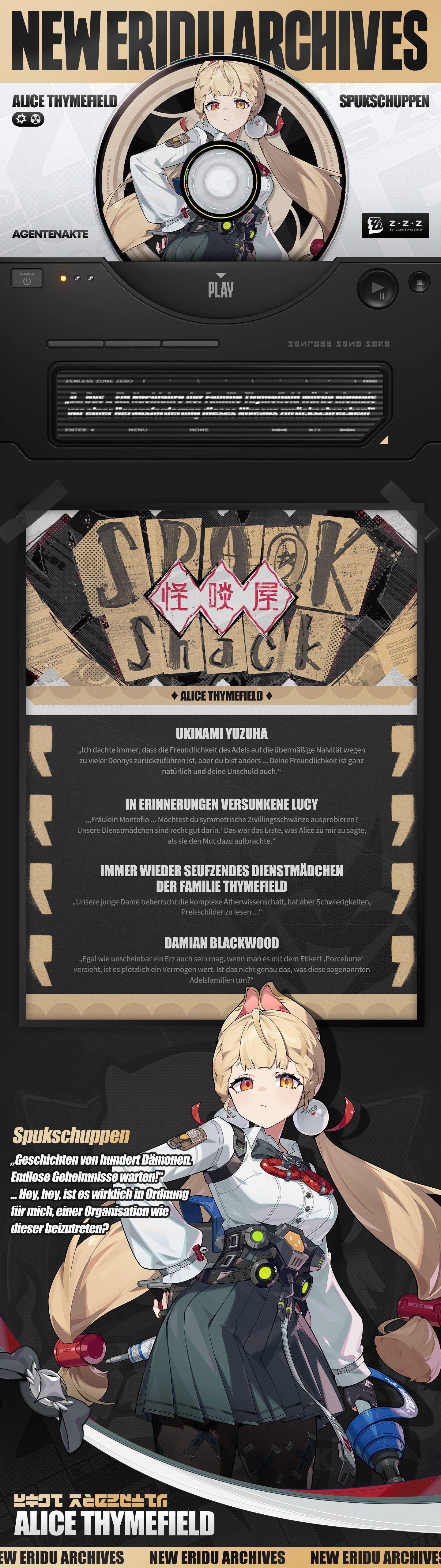 Agentenakte | Alice Thymefield | Offizielle Website von Zenless Zone Zero