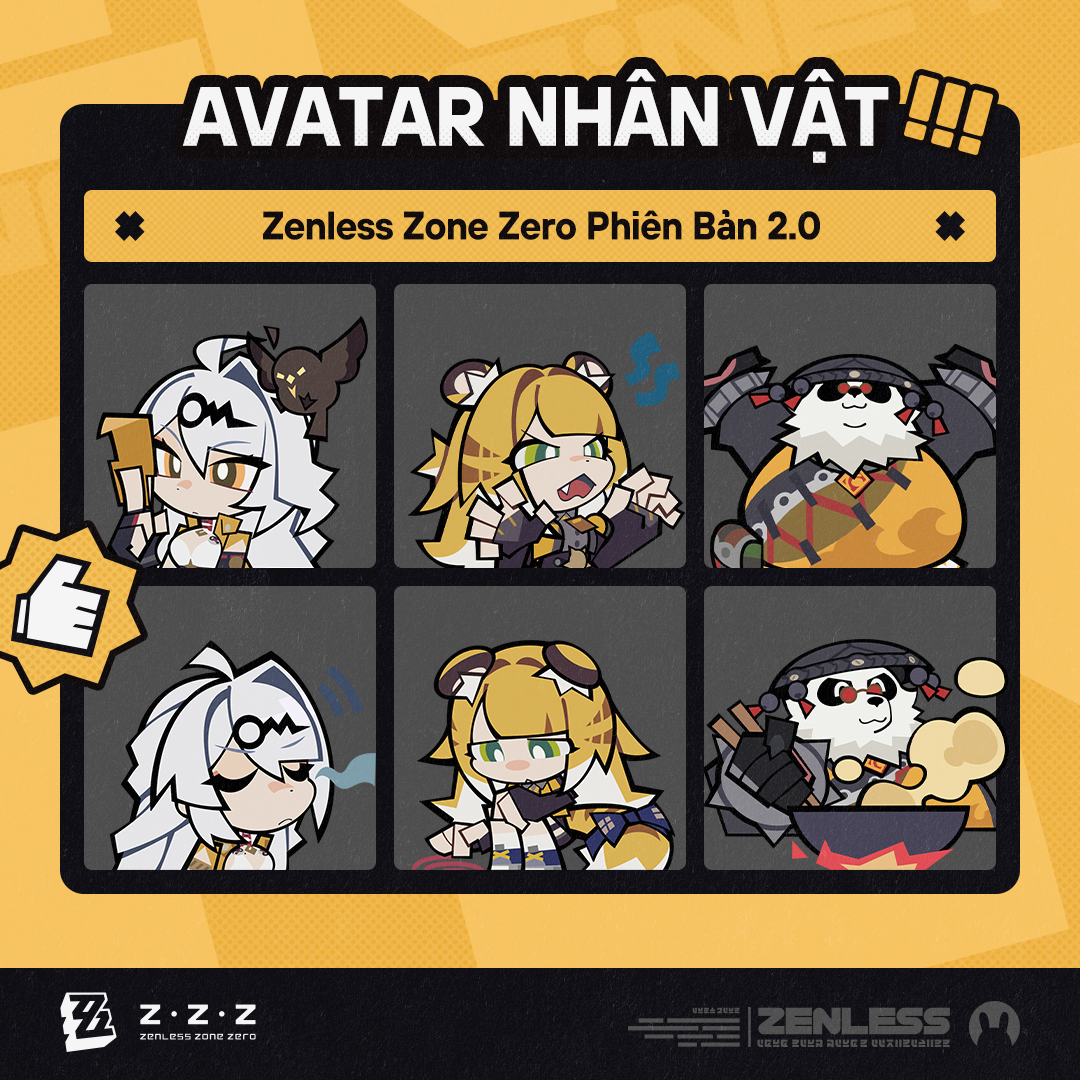 Avatar Nhân Vật Zenless Zone Zero Phiên Bản 2.0 |Trang Chủ Chính Thức ...