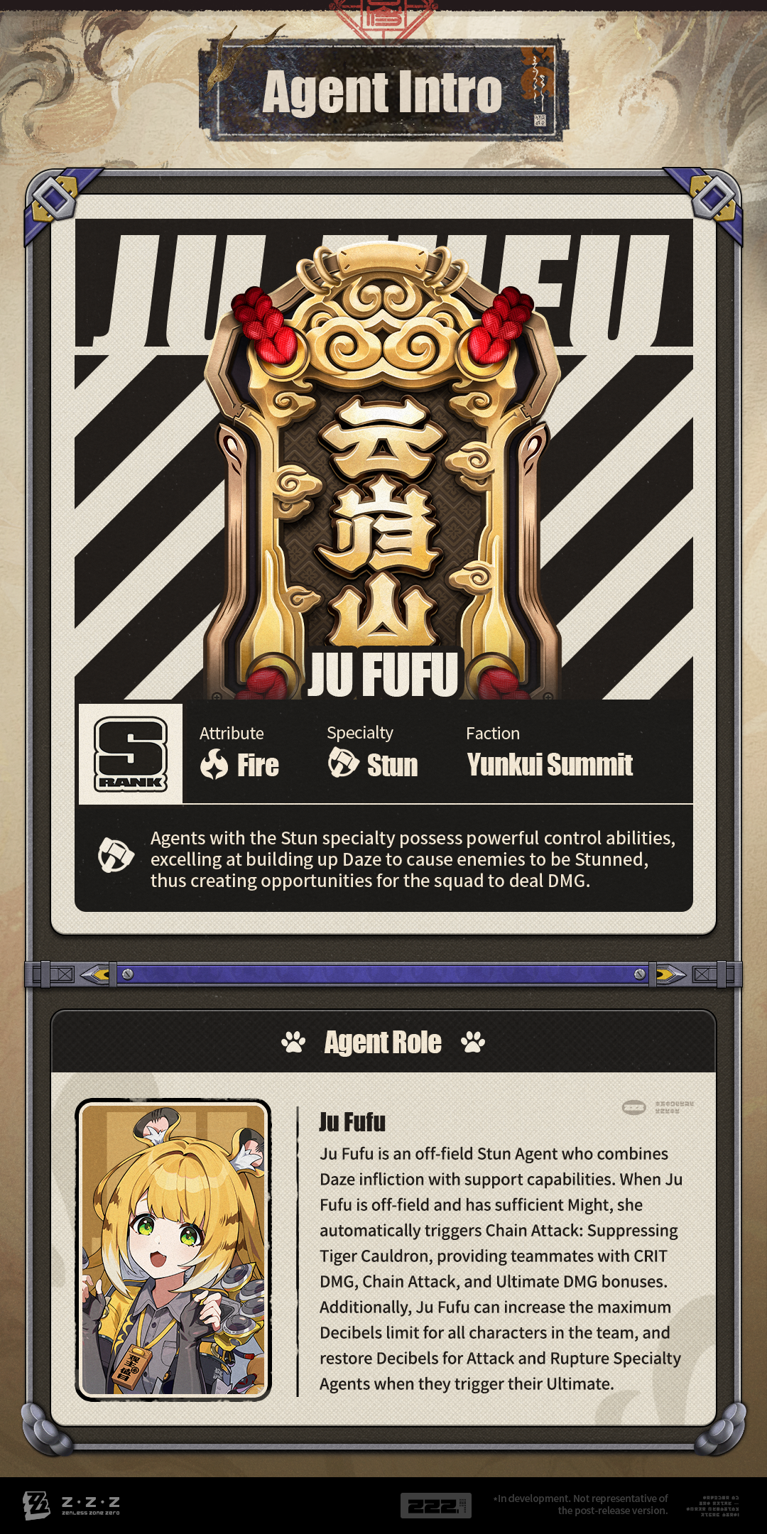 Agent Mechanics Intro: Ju Fufu | Zenless Zone Zero Official Site