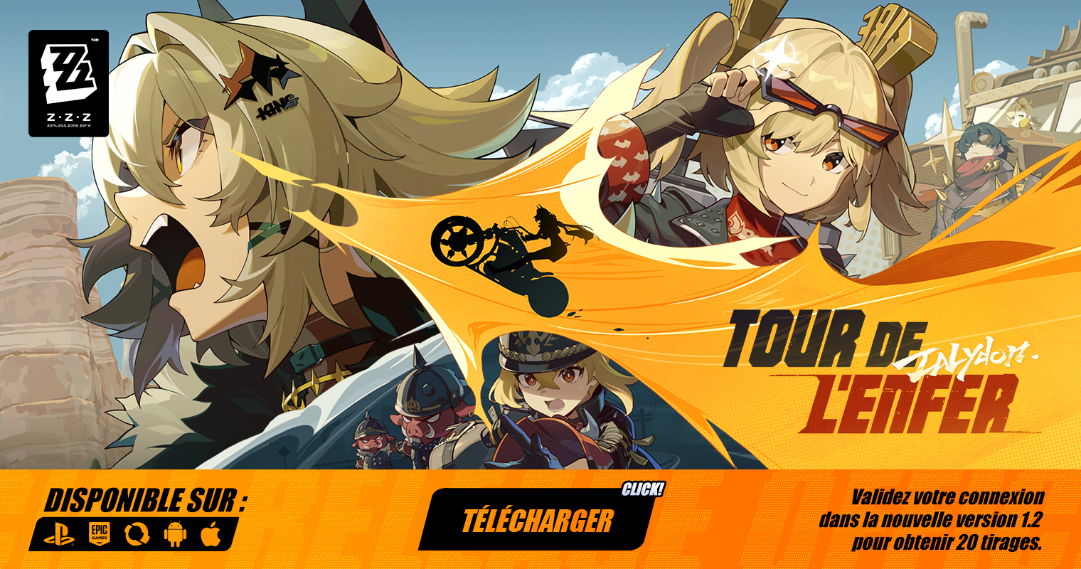 Site officiel de Zenless Zone Zero - La version 1.2 « Tour de l'enfer » est maintenant disponible.